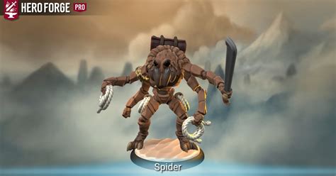 Spider Made With Hero Forge