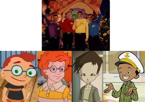 Cartoon Male Characters As The Wiggles New By Kuyatamayo On Deviantart