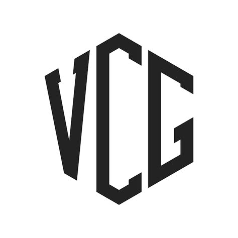 Premium Vector Vcg Logo Design Initial Letter Vcg Monogram Logo Using Hexagon Shape