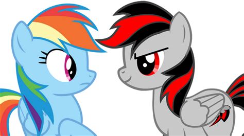 Shadow And Rainbow Dash