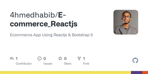 GitHub 4hmedhabib E Commerce Reactjs Ecommerce App Using Reactjs Bootstrap 5