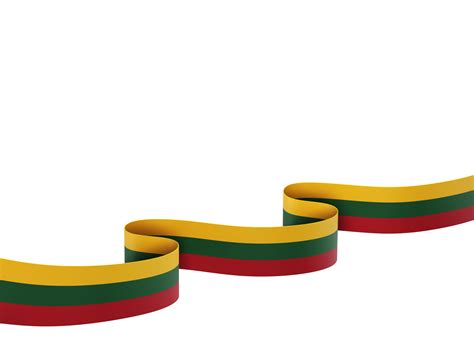 Lithuania Flag Design National Independence Day Banner Element