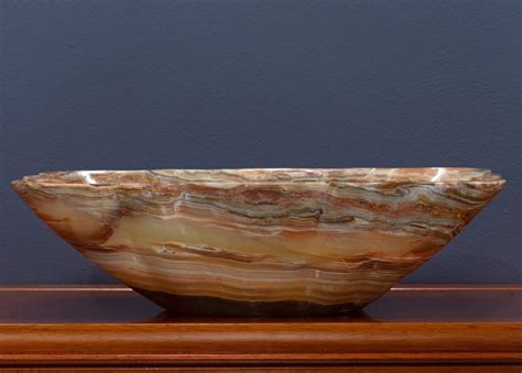Banded Onyx Freeform Bowl 95 Lb Astro West