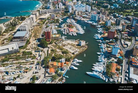 Aerial View Of Amazing Boats At Sunset Top View From The Drone Of The