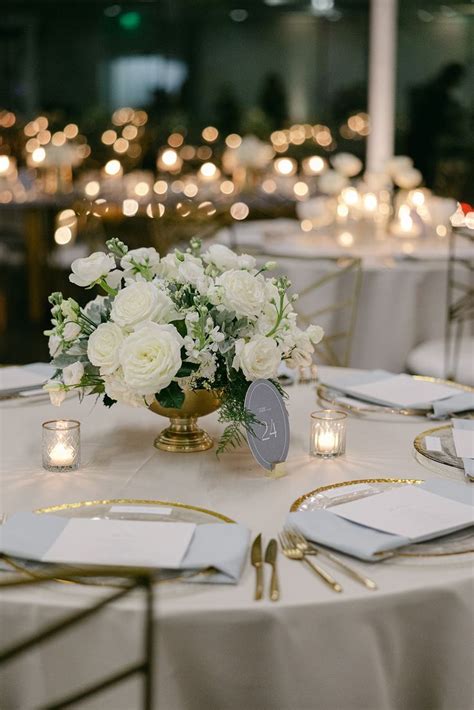 White Wedding Floral Centerpiece White Wedding Flowers Centerpieces