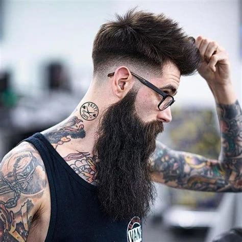 Cool Hairstyles For Men With Beards Frisyrer Skägg Skönhet