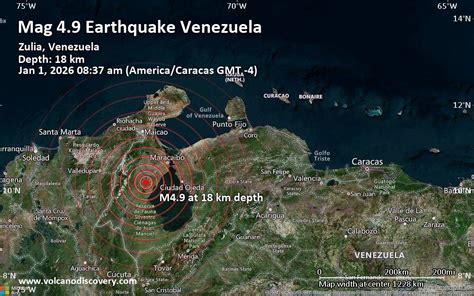 Venezuela Earthquake M46 Shakes La Concepción January 1 2026