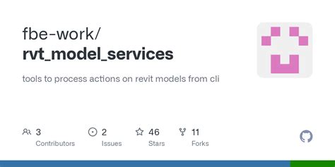 Github Fbe Work Rvt Model Services Tools To Process Actions On Revit Models From Cli