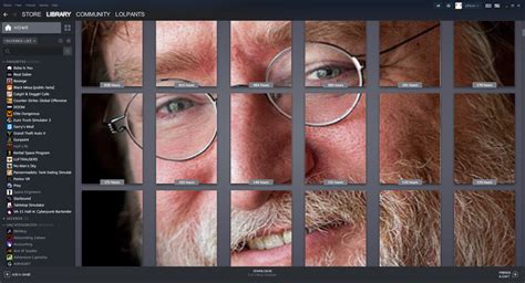 Loving The Ability To Set Custom Artwork On The New Steam Library Beta