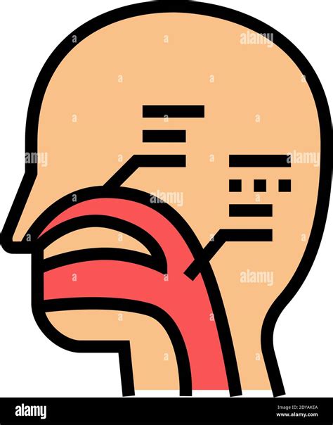 Nasal Passages Color Icon Vector Illustration Stock Vector Image And Art