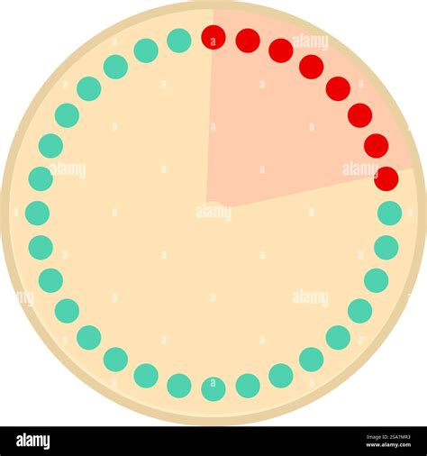 Round Infographic Chart With Colored Segments Showing Completion Progress Round Business