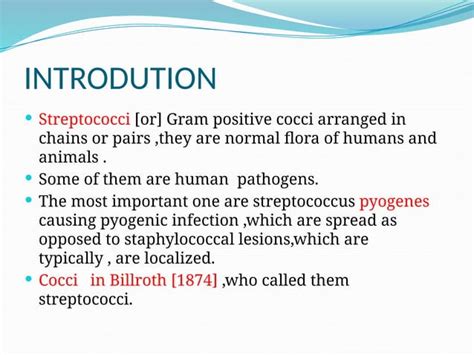 Streptococcus Pyogenes Introductionclassification Ppt Streptococcus Pyogenes Introductionclassification Ppt