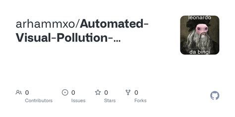 Github Arhammxoautomated Visual Pollution Classification