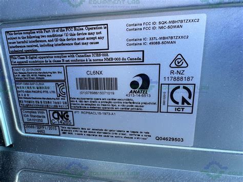 Used Sato Cl6nx Thermal Barcode Label Printer 100 240v 50 60 Hz Fo