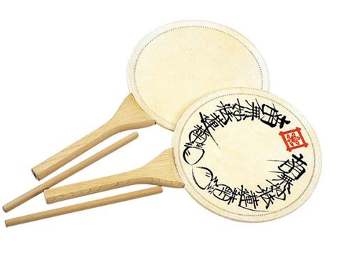 団扇太鼓（ばい付） 【寺院用品専門店 大塔 通販オンラインショップ 】