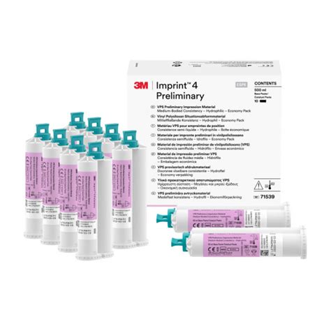 3m Imprint 4 Preliminary Vps Preliminary Impression Material Economy