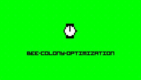 Bee Colony Optimization Stories Hackernoon