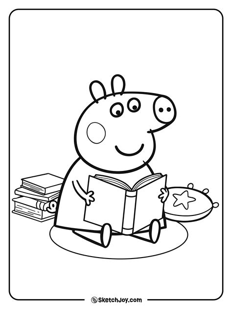 35 Peppa Pig Coloring Pages Free Printable Pdfs