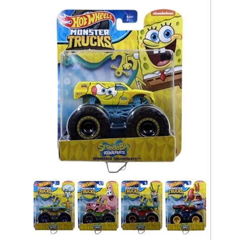 Hot Wheels Monster Trucks Entertainment Themed Spongebob Mt Spongebob