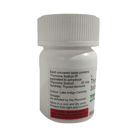 Thyrox 25 Tablet 30 Minutes 24 7 Delivery