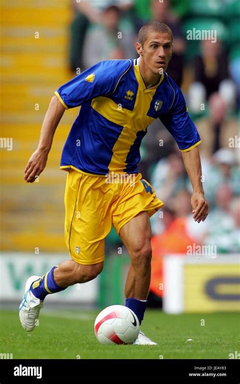 Stefano Morrone Parma Celtic Park Glasgow Scotland 29 July 2007 Stock
