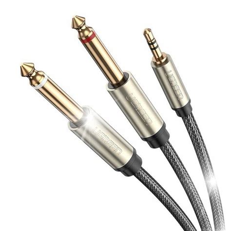 Kabel PrzewÓd Audio Trs Mini Jack 35 Mm 2 X 2x Trs Jack 635mm 2m