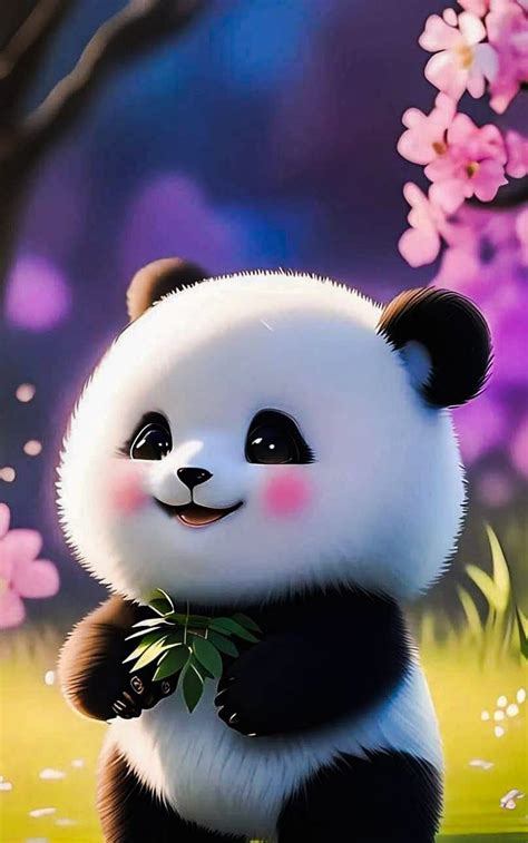 Cute Panda Bear Wallpaper