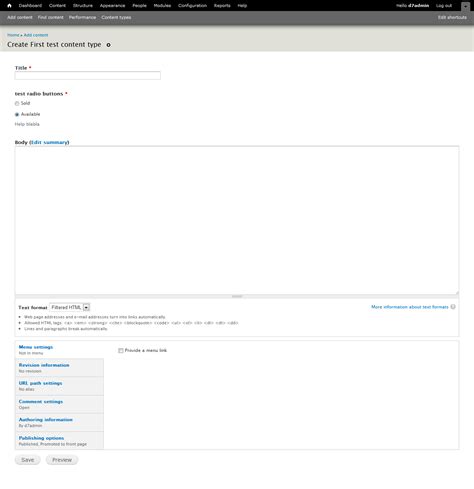 Entities Widget Type Radio Buttons And Na Drupal Answers
