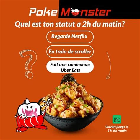 Menu At Poke Monster Galeries Danjou Restaurant Montréal