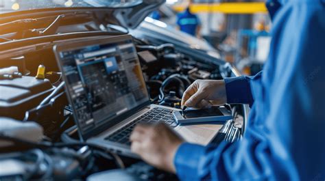 Computer Diagnostics Of The Onboard Computer In The Car In A Car
