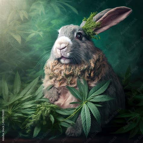 Easter Bunny Smoking Weed