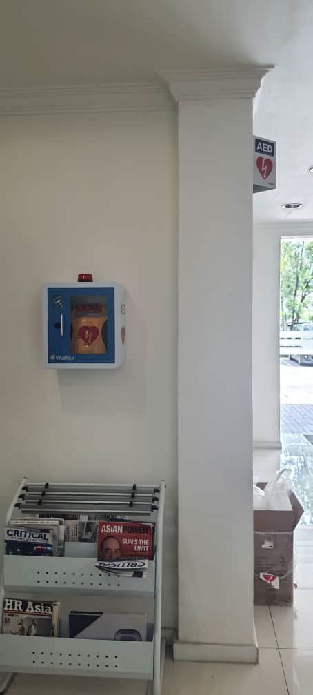 Aeds Installed At Defence And Security Company Aed Malaysia Aed
