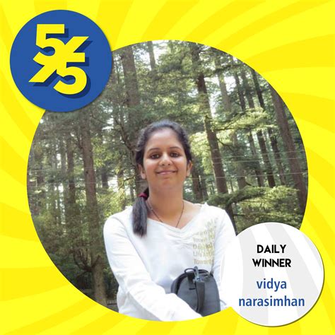 Whysoqrious A Huge Shoutout To Vidya Narasimhan On Facebook