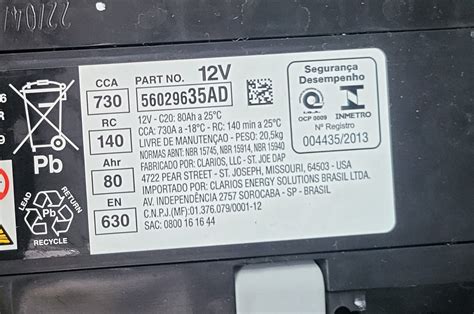 Battery On My 21 Is Failing Is This Factory Installed Battery Dated 2013 Srt Hellcat Forum