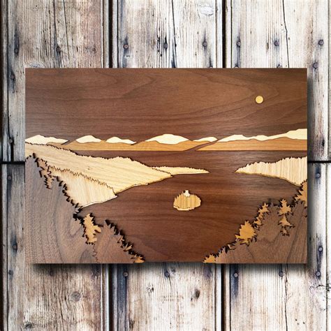 Layered Wooden Sculpture