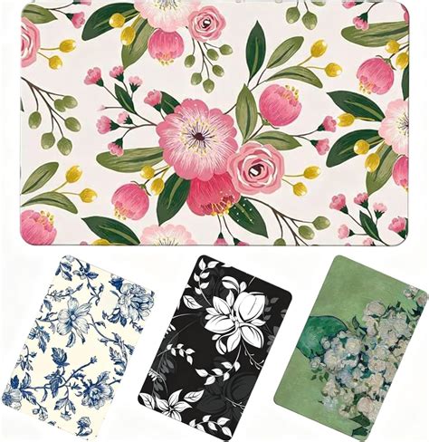 Floral Credit Card Skin Stickers 4 Pack Waterproof