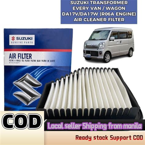 Suzuki Transformer Da17v Da17w R06a Engine Air Filter Air Cleaner Filter Da17 Lazada Ph