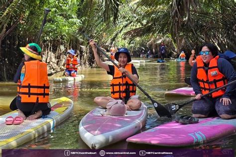 ททท สำนักงานฉะเชิงเทรา รวมพลังภาคีเครือข่าย จัดกิจกรรม พายซัพ พายคายัค มาบอกฮักลำน้ำบางปะกง