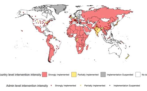 Plots A World Map Of An Intervention — Interventionmap • Hitrcovid
