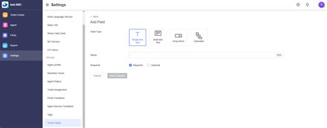 Define Custom Fields For Help Desk Tickets Define Custom Fields For Help Desk Tickets