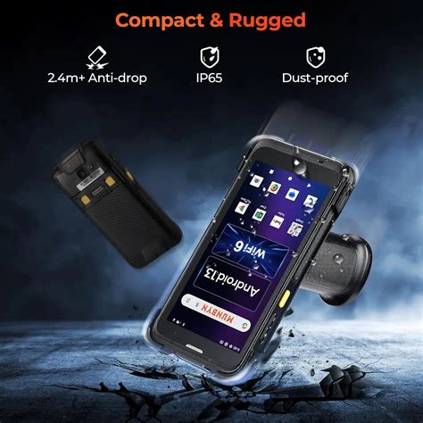 Munbyn Ipda086 Android 13 Barcode Scanner With Pistol Grip