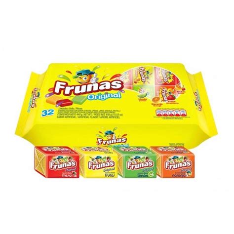 Frunas Chewy Fruit Candies Pack Of 32 Fruta Foods