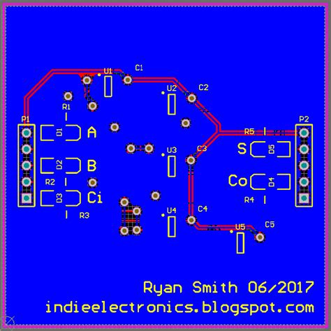 Indie Electronics My 1 Bit Full Adder Project