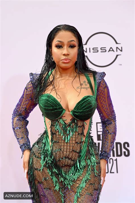 Yung Miami Sexy Shows Off Her Boobs At The Bet Awards In Los Angeles