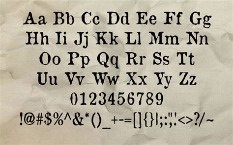 Old Newspaper Types Font Madfonts