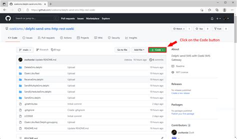 How To Download The Latest Delphi Sms Api Unit From Github