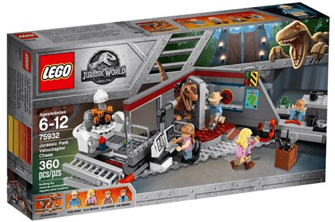 Lego Jurassic World Inseguimento Del Velociraptor A Jurassic Park
