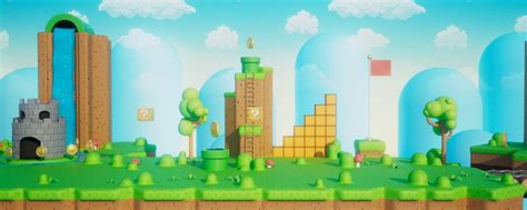 Mario Background 3d