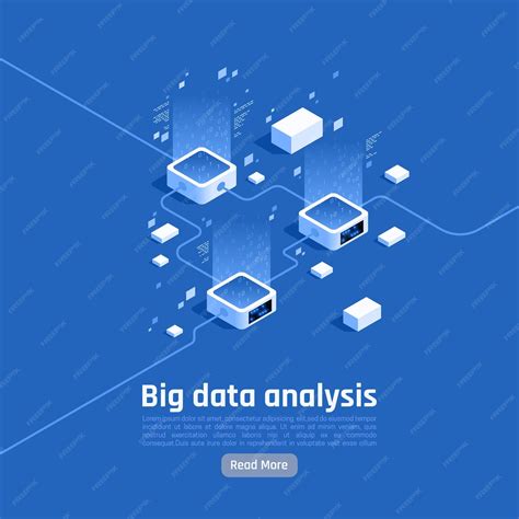 Premium Vector Big Data Analysis Banner