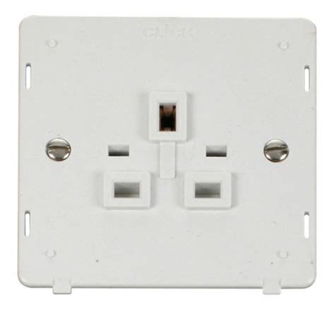 Sin630pw 1 Gang 13a Socket Insert White